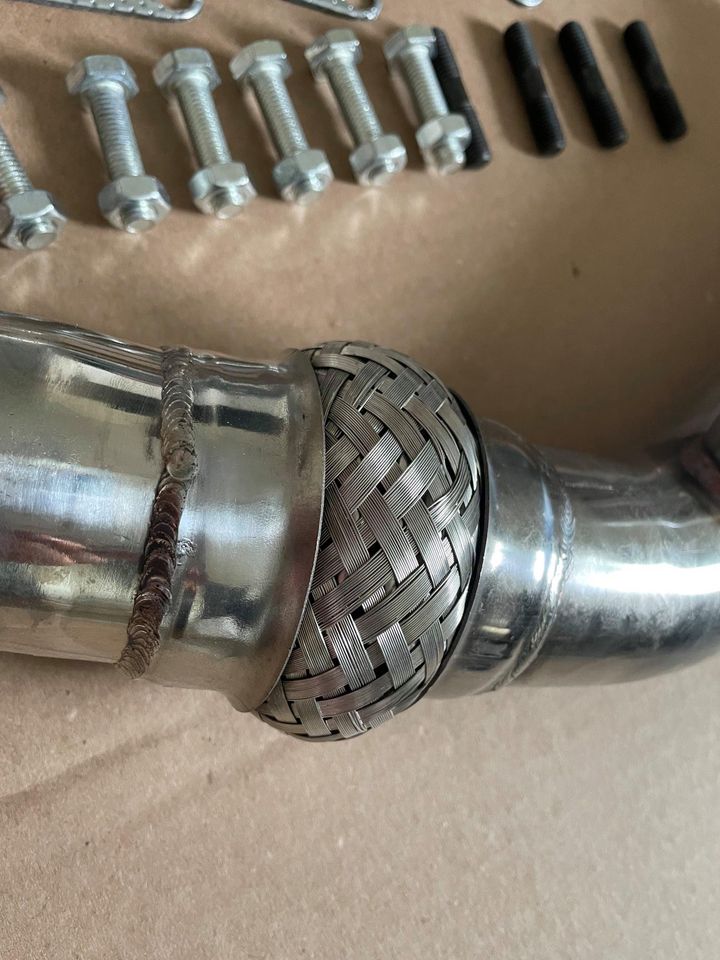 Exhaust DownPipe Test Pipe for 370Z G37 Q50 Q60 VQ37HR - Luxma Performance