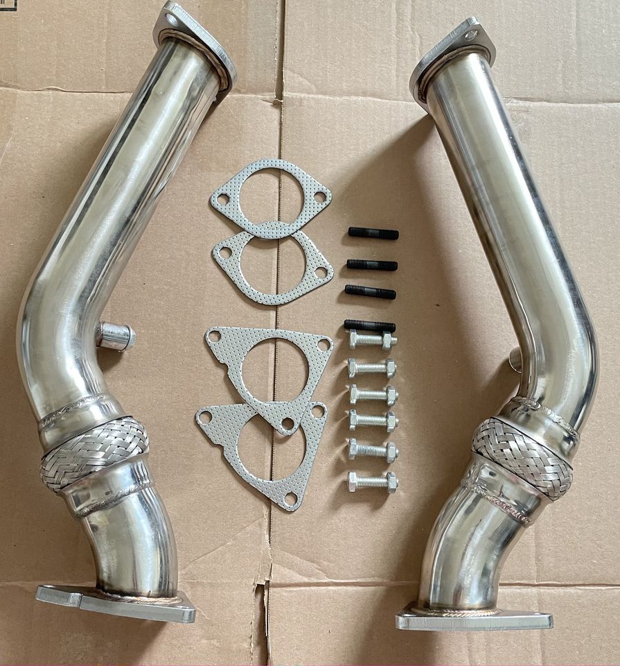 Exhaust DownPipe Test Pipe for 370Z G37 Q50 Q60 VQ37HR – Luxma Performance