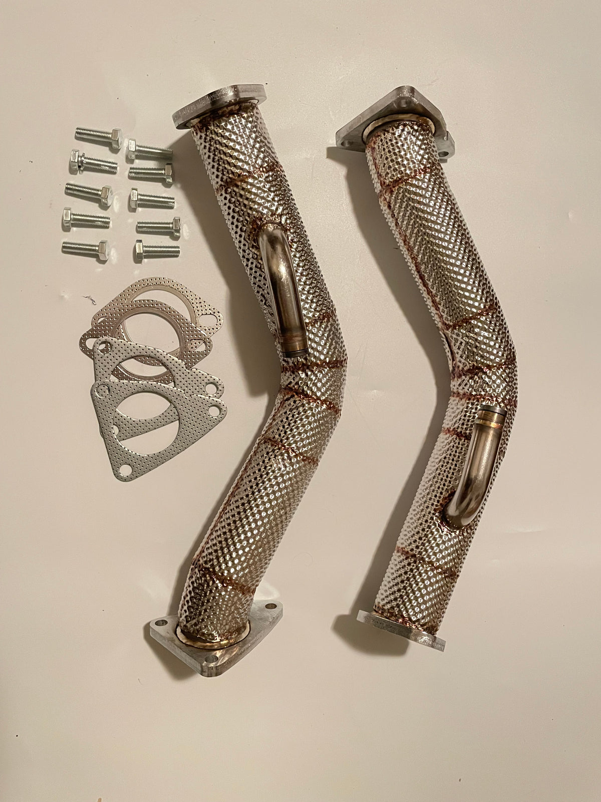 LUXMA Upgraded Exhaust Down Pipe test pipe for 370Z G37 Q50 Q60 VQ37HR ...