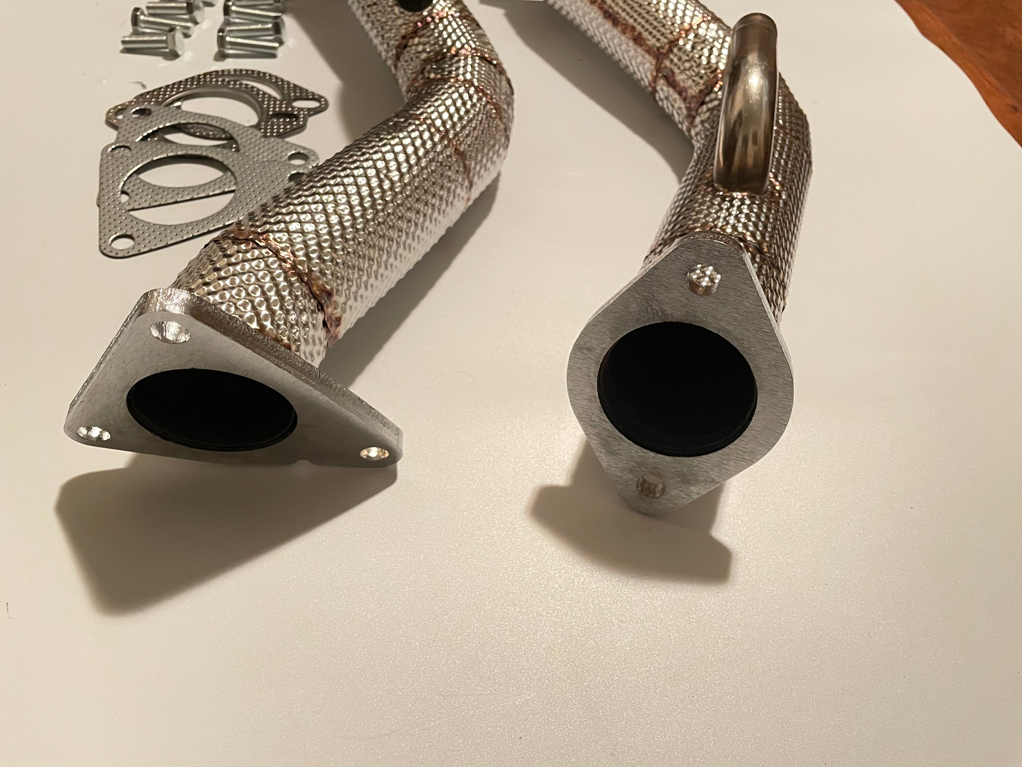 LUXMA Upgraded Exhaust Down Pipe test pipe for 370Z G37 Q50 Q60 VQ37HR ...