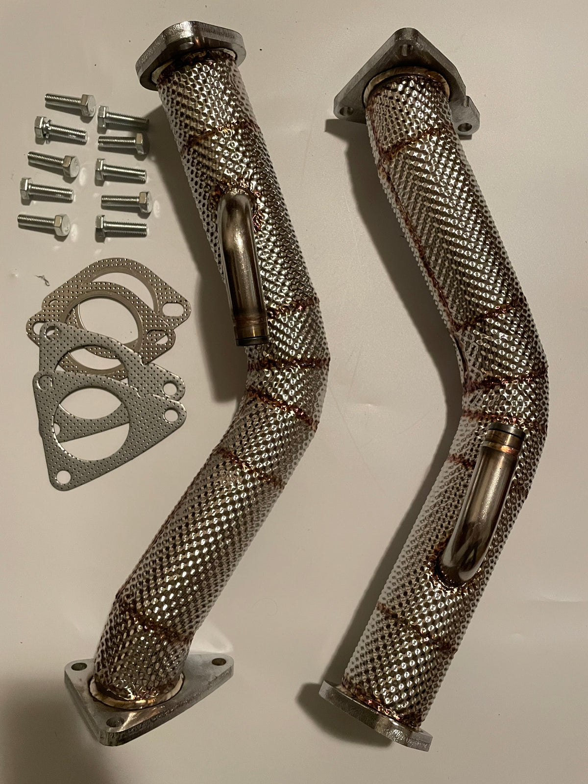 LUXMA Upgraded Exhaust Down Pipe test pipe for 370Z G37 Q50 Q60 VQ37HR ...